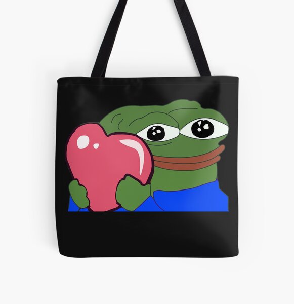 "Peepo Heart Pepe Love" Tote Bag for Sale by Thundersome | Redbubble