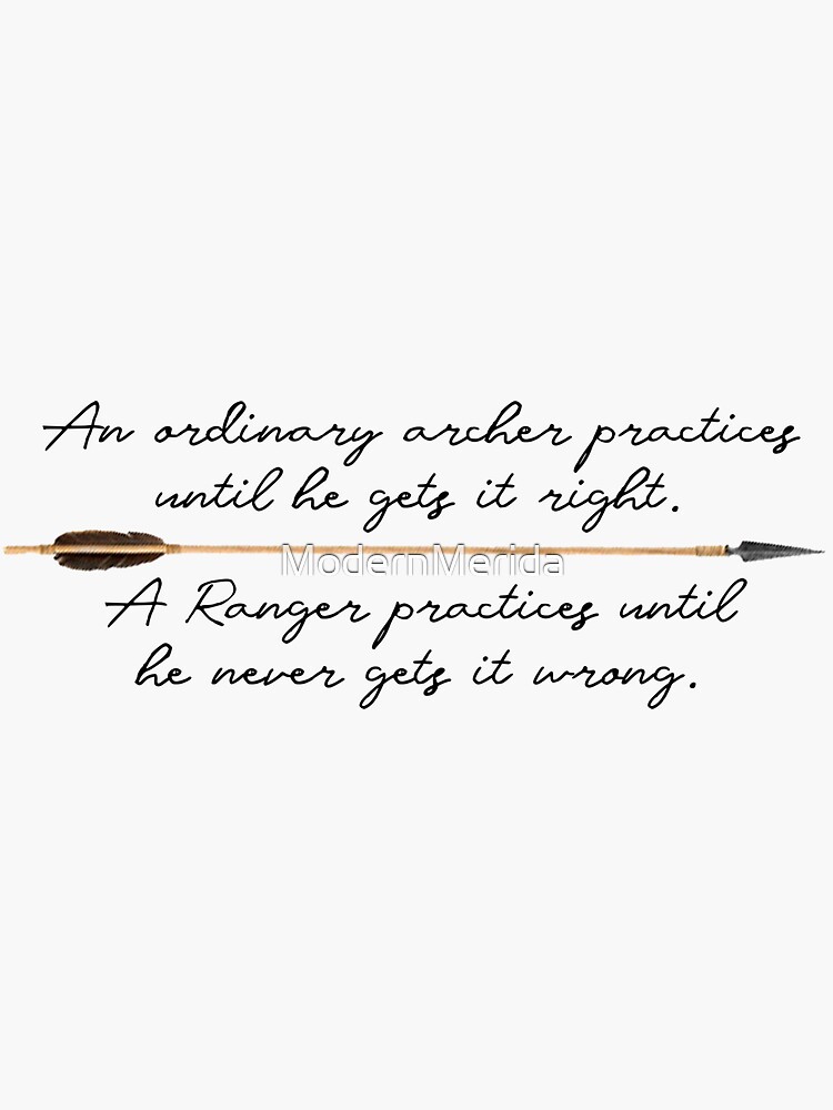 "Ranger's Apprentice" Sticker for Sale by ModernMerida | Redbubble