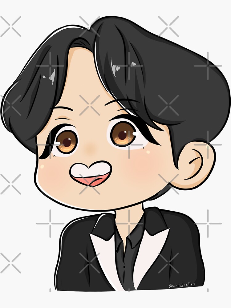 "HOBI" Sticker by khushimali | Redbubble