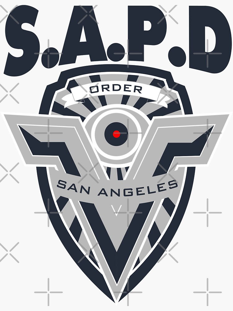 "San Angeles SAPD " Sticker for Sale by McPod | Redbubble