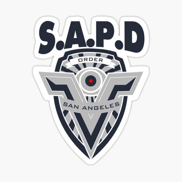 "San Angeles SAPD " Sticker for Sale by McPod | Redbubble