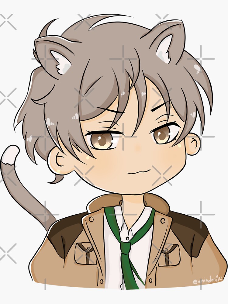 "Neko Haru Kato" Sticker by khushimali | Redbubble
