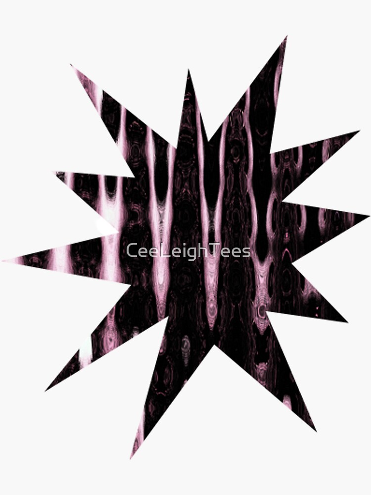 "Deep Purple Shock, Neon color, x ray style purple textures, triangle ...