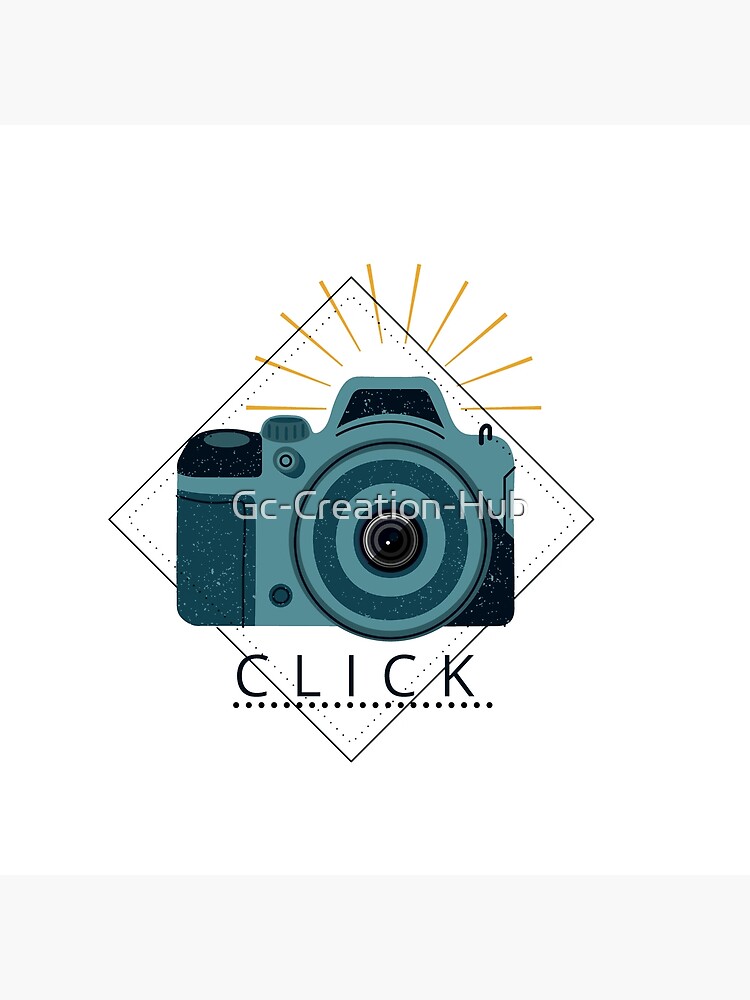 "camera click" Poster for Sale by Gc-Creation-Hub | Redbubble