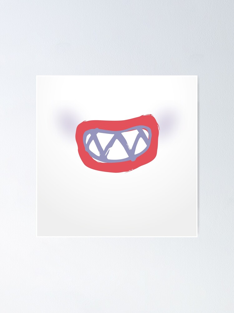 "Nabbit smile mask" Poster for Sale by lilouzen | Redbubble