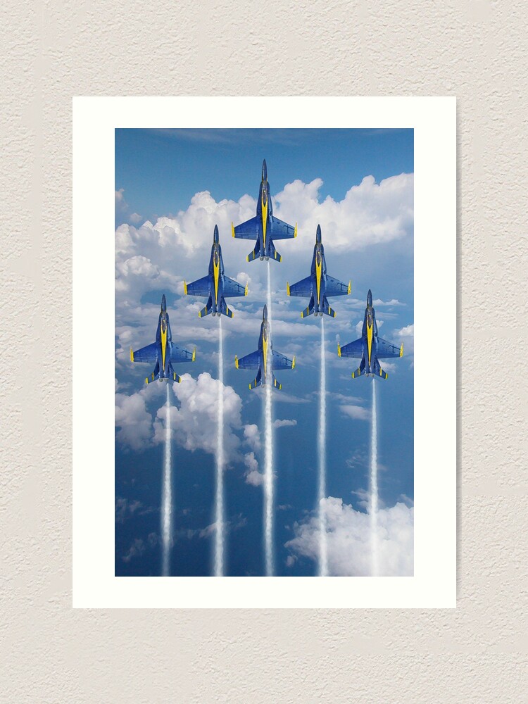 "Blue Angels" Art Print for Sale by aviationart | Redbubble