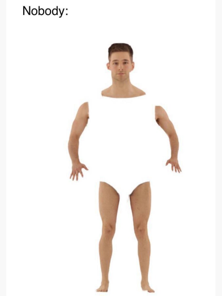 "meme NoBody" Sticker for Sale by Poniamy | Redbubble