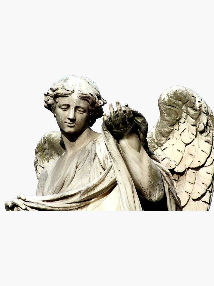 "Angel with Holy Shroud Statue, Baroque Art, St. Angelo Bridge, Rome ...