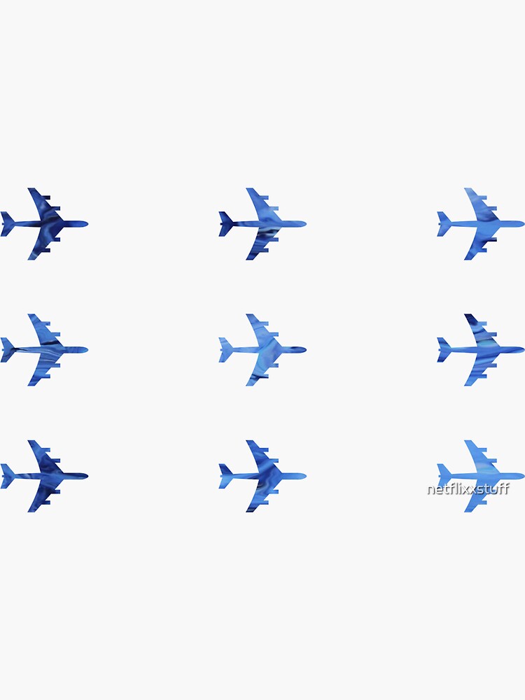 "Airplane Sticker Pack" Sticker by netflixxstuff | Redbubble
