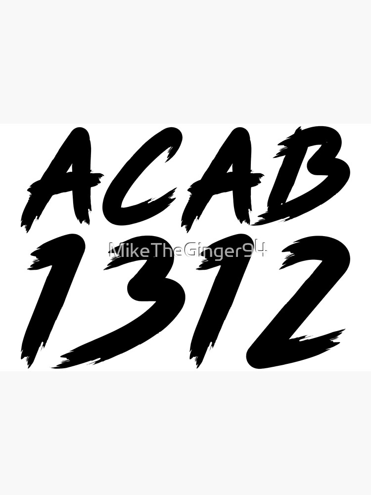 "1312/ACAB/FAFO" Poster for Sale by MikeTheGinger94 | Redbubble