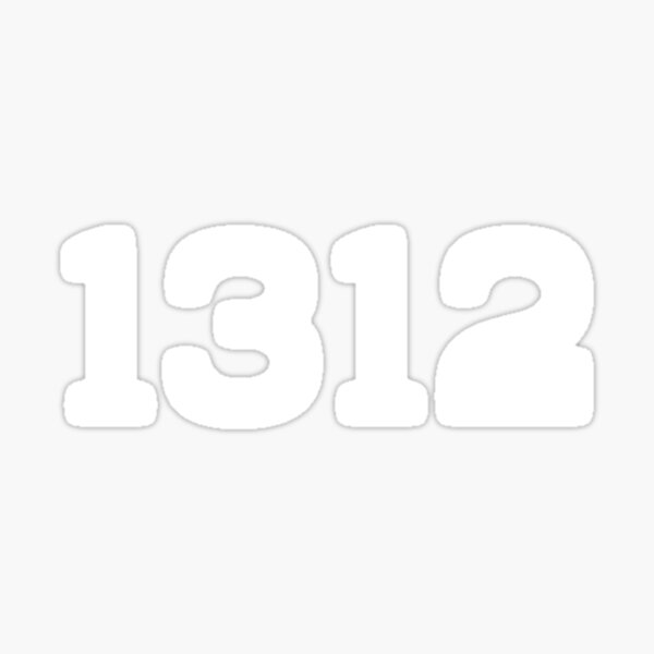 "1312/ACAB/FAFO" Sticker for Sale by MikeTheGinger94 | Redbubble