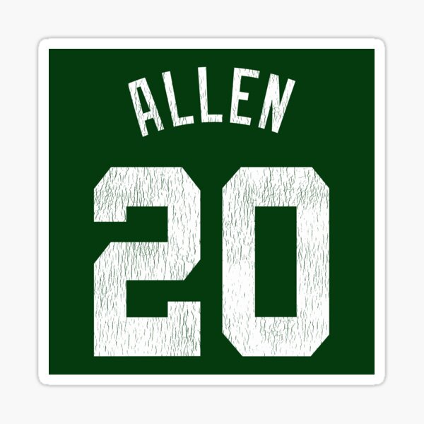 "Ray Allen" Sticker by positiveimages | Redbubble