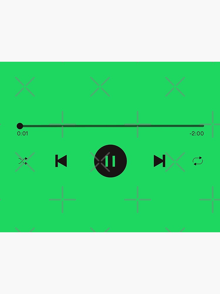 "Spotify Play Bar" Poster for Sale by SketchSisters | Redbubble