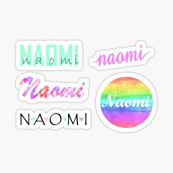 Name Naomi Stickers | Redbubble