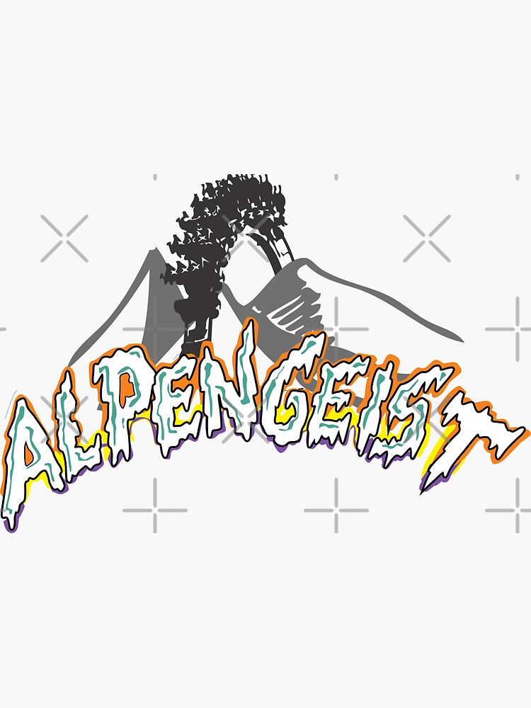 "Alpengeist Mountain Loop Design" Sticker for Sale by carowindsfanson ...