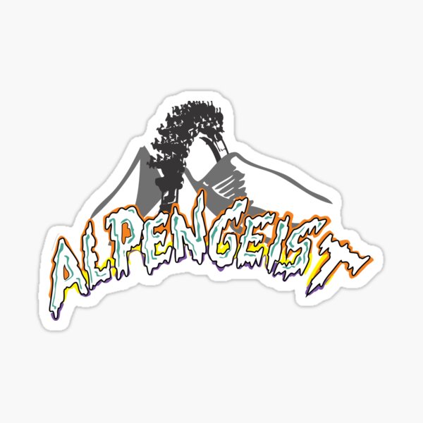 "Alpengeist Mountain Loop Design" Sticker for Sale by carowindsfanson ...