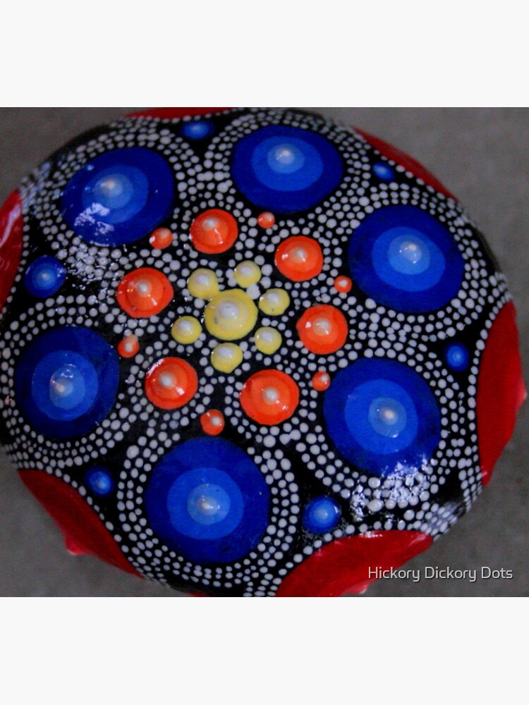"Mandalas Yellow Blue Red Dotting Design, Polka Dots Pattern, Dot ...