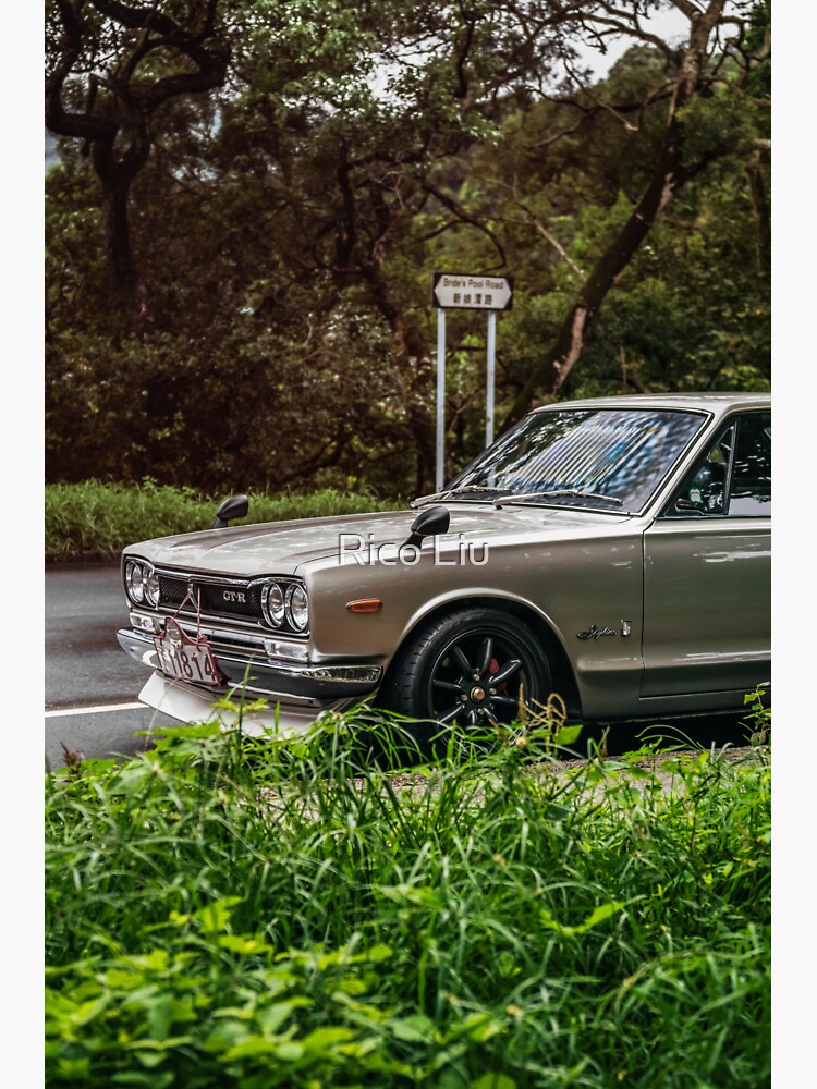 "Nissan Skyline GT-R" Sticker for Sale by ricoliu | Redbubble