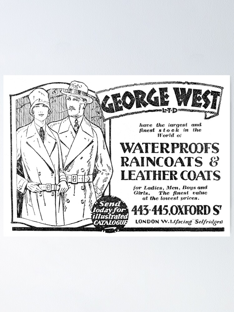 "George West Ltd. - Waterproofd, Raincoats & Leather Coats - 1929 ...