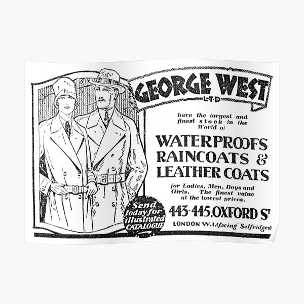 "George West Ltd. - Waterproofd, Raincoats & Leather Coats - 1929 ...