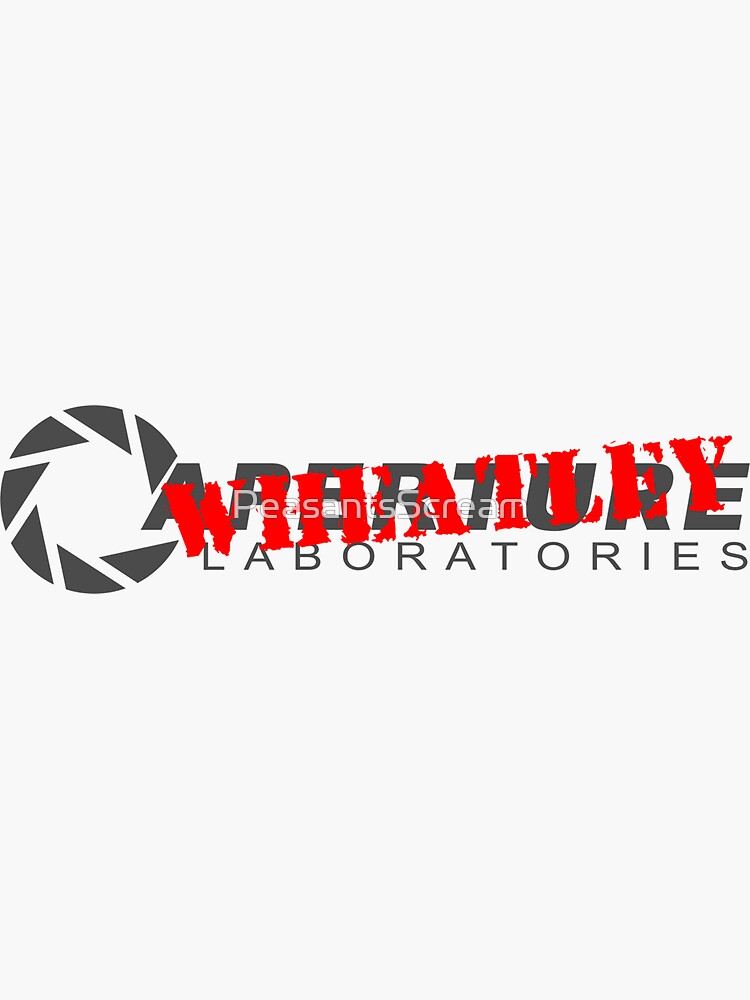 "WHEATLEY LABORATORIES" Sticker for Sale by PeasantsScream | Redbubble