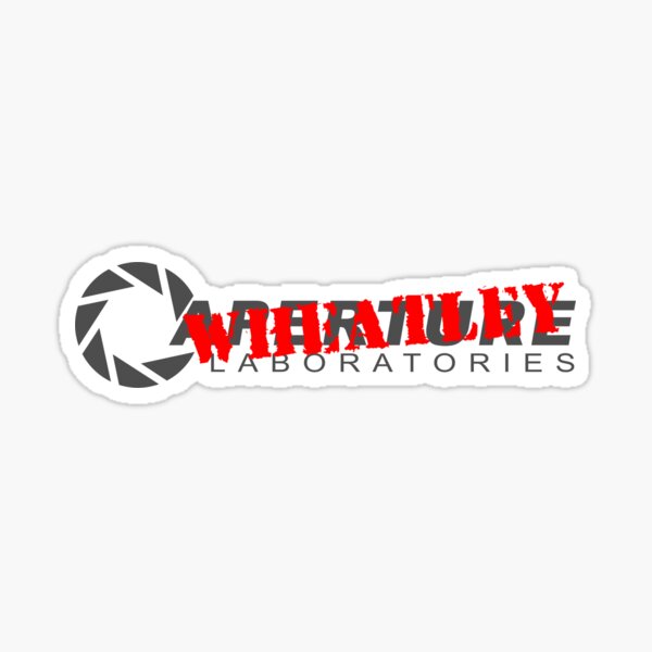 "WHEATLEY LABORATORIES" Sticker for Sale by PeasantsScream | Redbubble