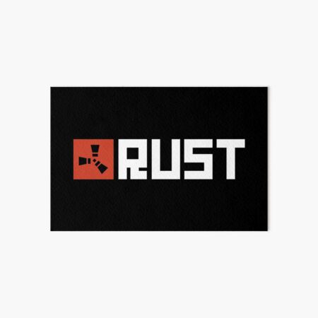 "Rust Game Logo" Art Board Print by Nvaa | Redbubble