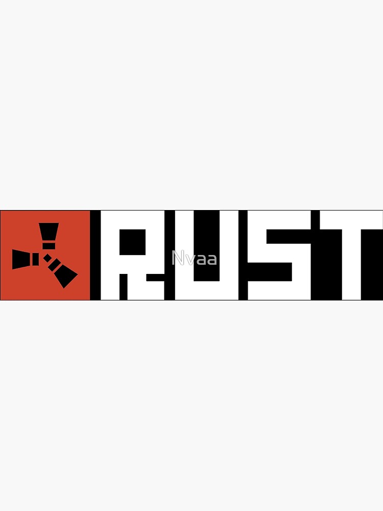 "Rust Game Logo" Photographic Print for Sale by Nvaa | Redbubble