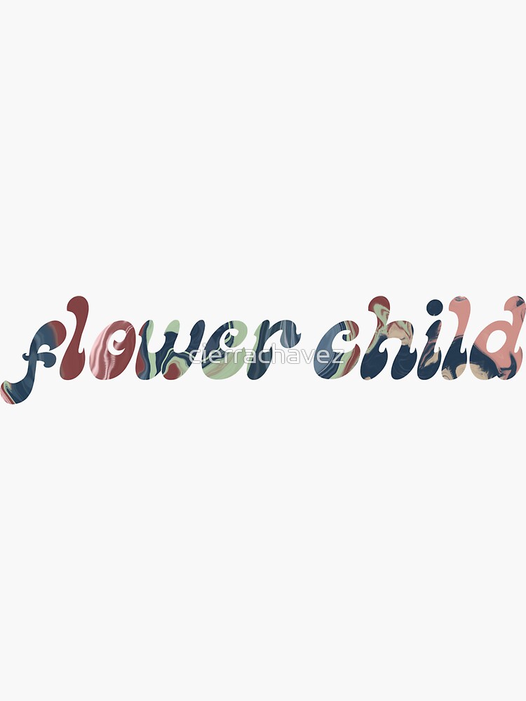 "Flower Child" Sticker for Sale by cierrachavez | Redbubble