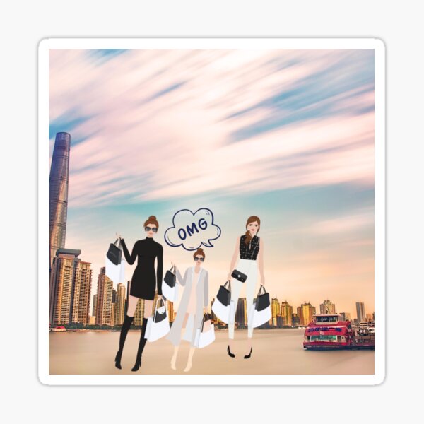 "OMG" Sticker for Sale by Moni3572 | Redbubble