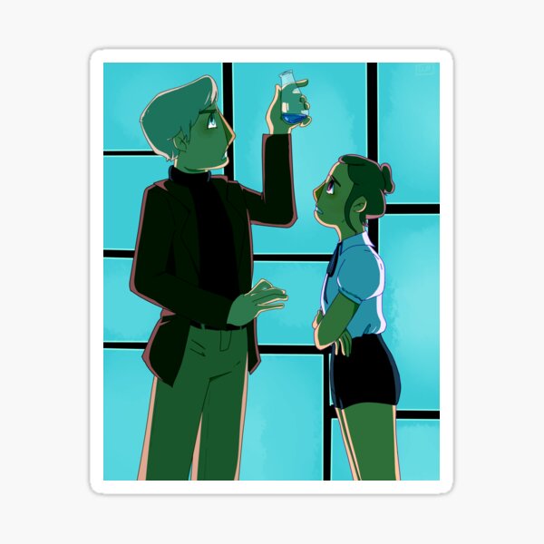 "Professor..." Sticker for Sale by lilline | Redbubble