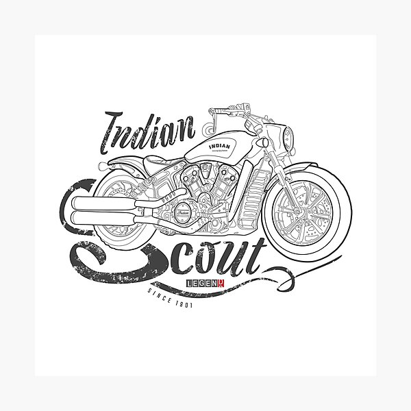 Indian Scout Photographic Prints | Redbubble