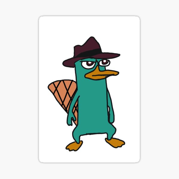 "agent p" Sticker for Sale by lilyhand | Redbubble