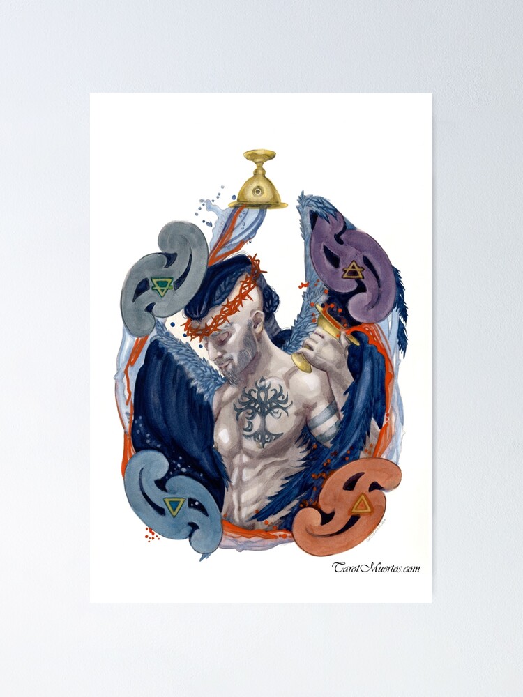 Póster for Sale con la obra «Templanza - Templanza» de tarotmuertos ...