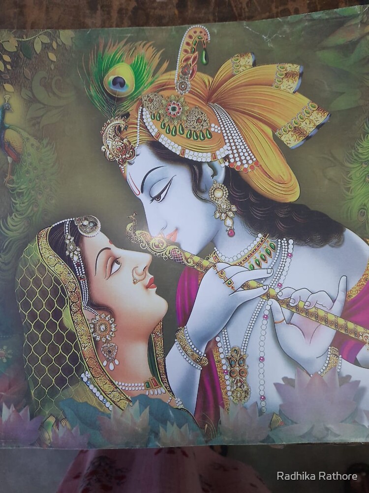 "Shree Radha Krishna" Sticker by rado369 | Redbubble