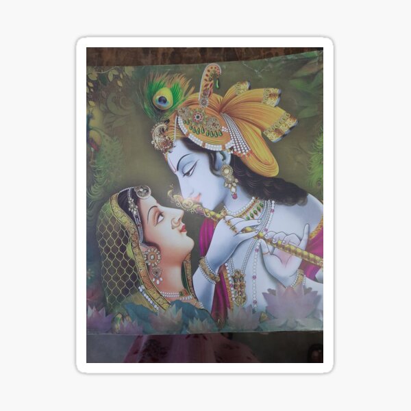 "Shree Radha Krishna" Sticker by rado369 | Redbubble