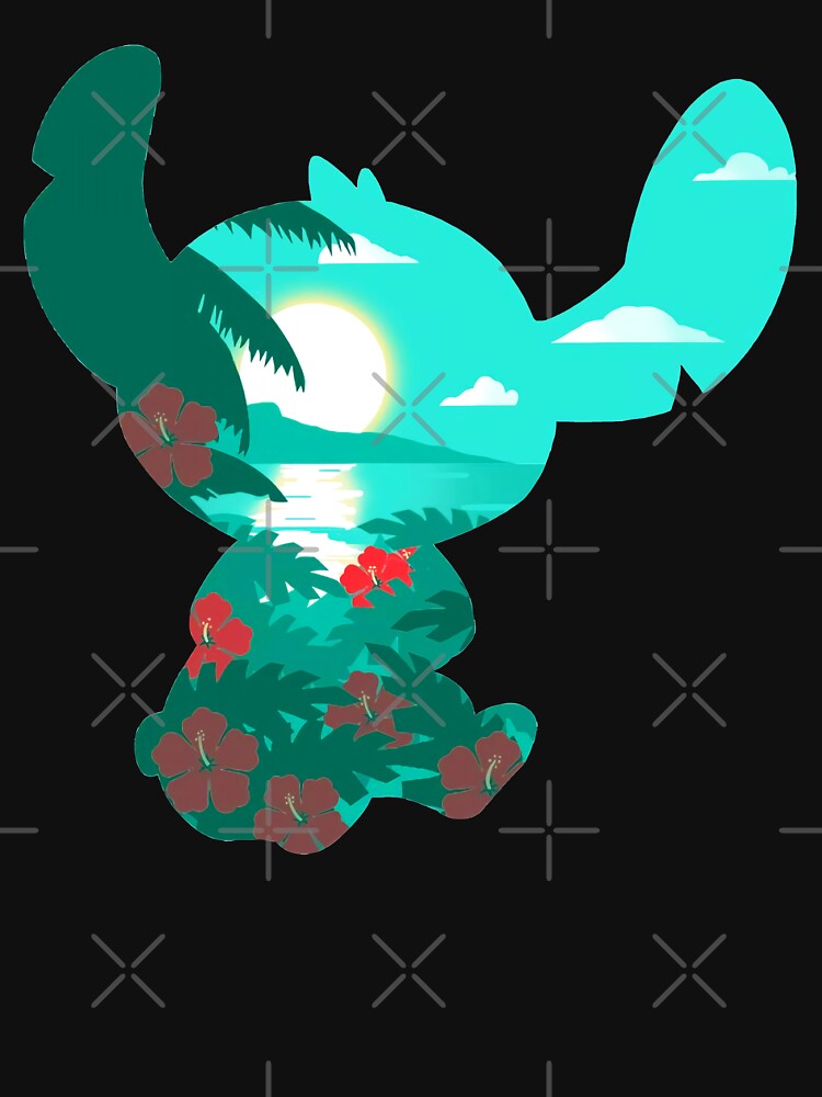 Island Stitch, Lilo And Stitch Teeturtle Gift For Fans, Christmas Day ...