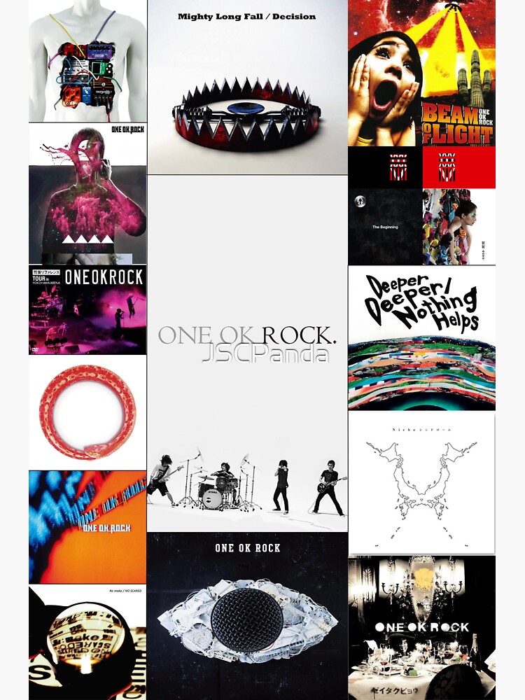 "one ok rock poster " Sticker for Sale by JSCPanda | Redbubble