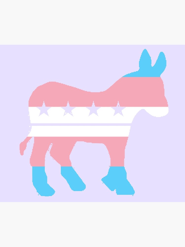 "Trans Democrat" Poster for Sale by Identi-T | Redbubble