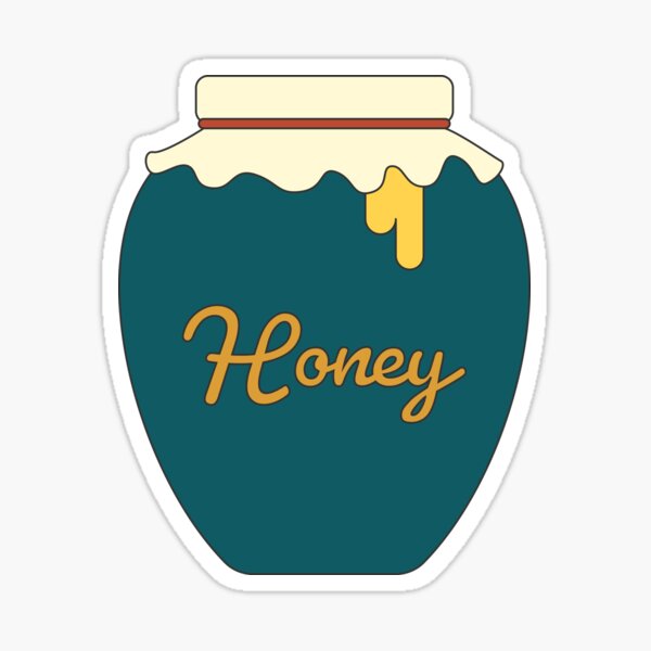 "Honey Pot" Sticker by MorellaNSeph | Redbubble