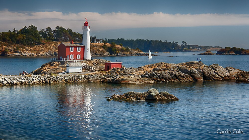 "Fisgard Lighthouse, Victoria, BC" by Carrie Cole | Redbubble