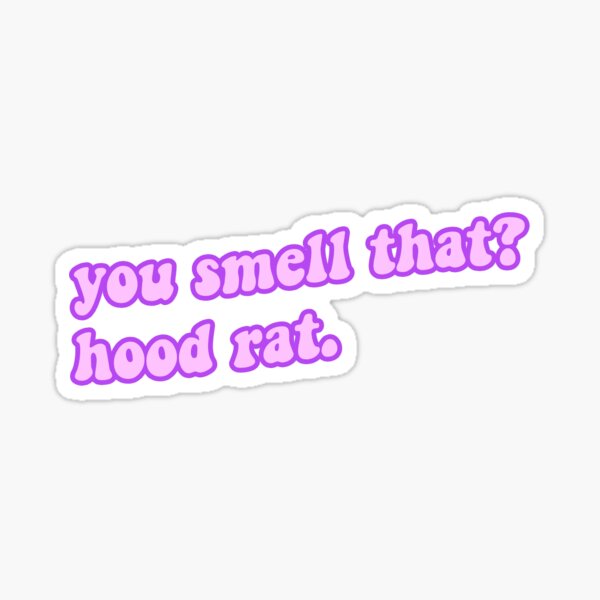 Hood Rat Stickers | Redbubble