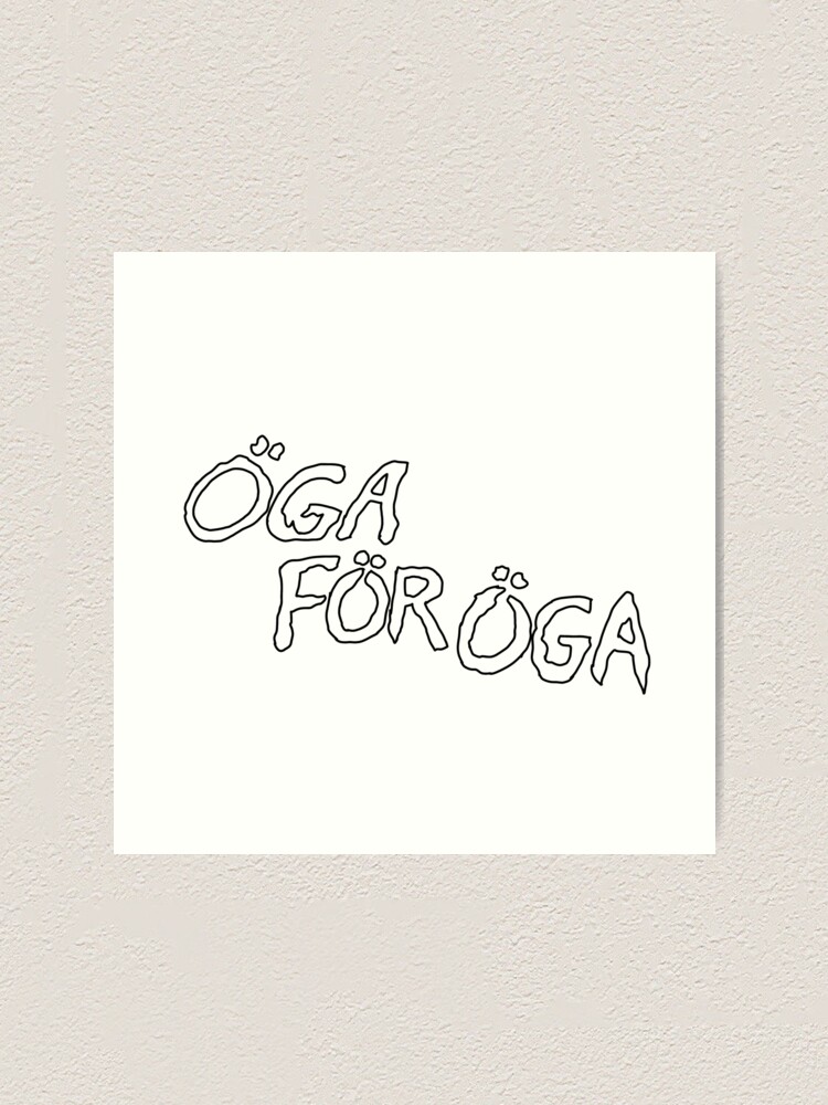 " Oga For Oga - The Umbrella Academy" Art Print by SedgeWren | Redbubble