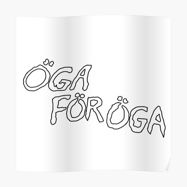 Póster « Oga para Oga - The Umbrella Academy» de SedgeWren | Redbubble