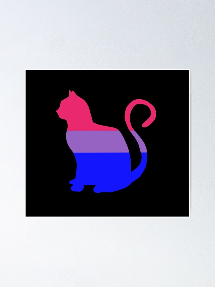 "Bi Cat" Poster by genalatorre | Redbubble