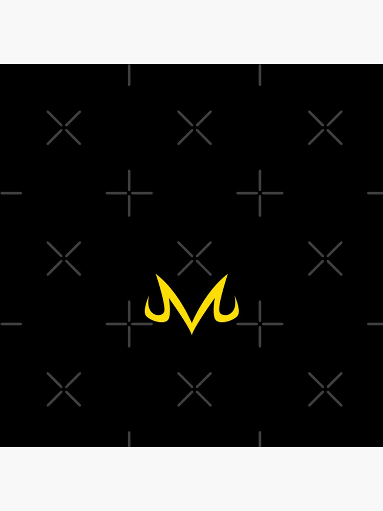 "Dragon ball majin vegeta logo gold " Sticker for Sale by Mattingame ...