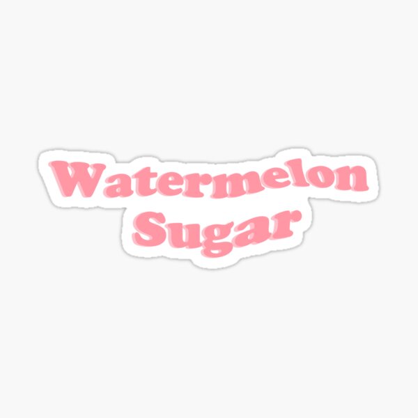 "Watermelon Sugar Harry Styles" Sticker for Sale by shirstickers ...