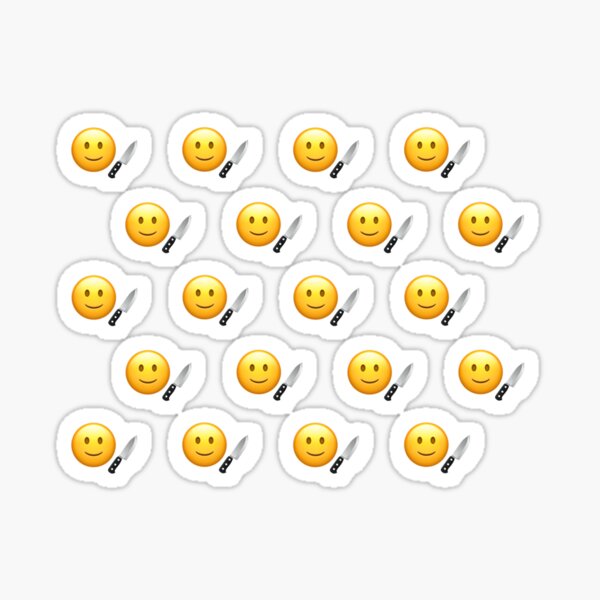 "Calm Murder Emoji" Sticker by kelseyherber | Redbubble