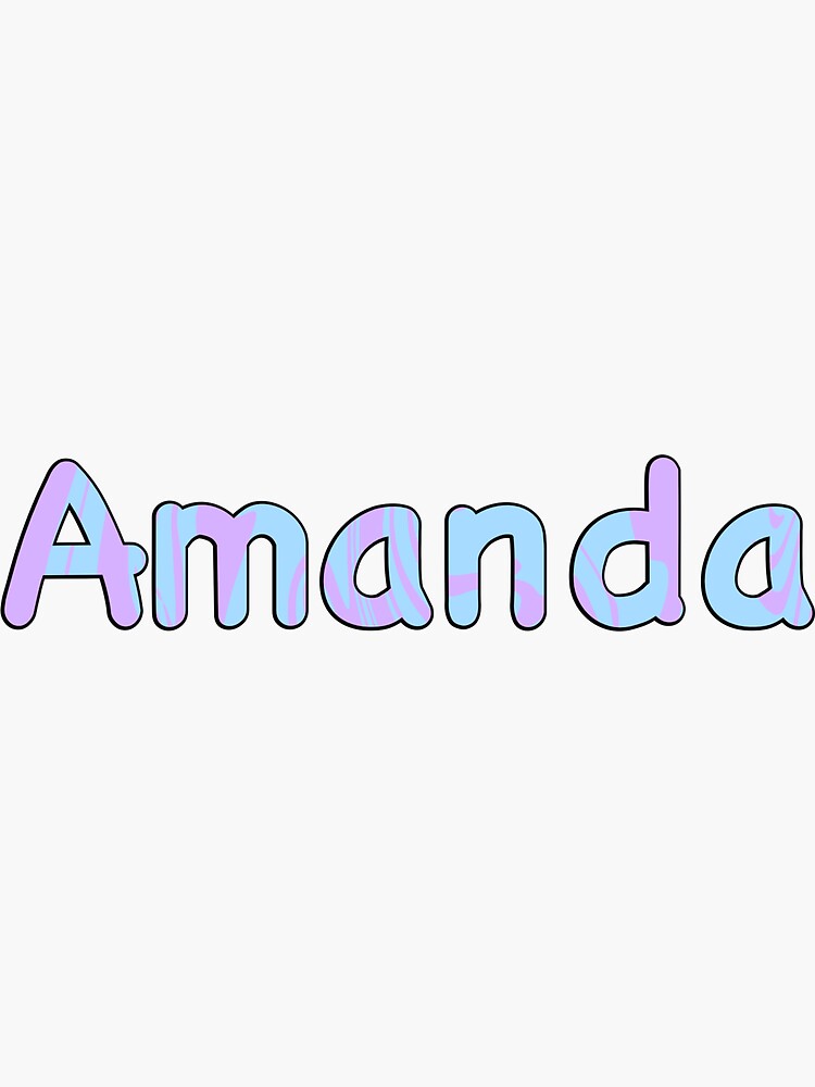 "Custom sticker- Amanda" Sticker for Sale by Gymnast146 | Redbubble