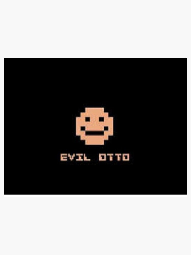 "EVIL OTTO" Sticker by TRIPPERAESTHETI | Redbubble